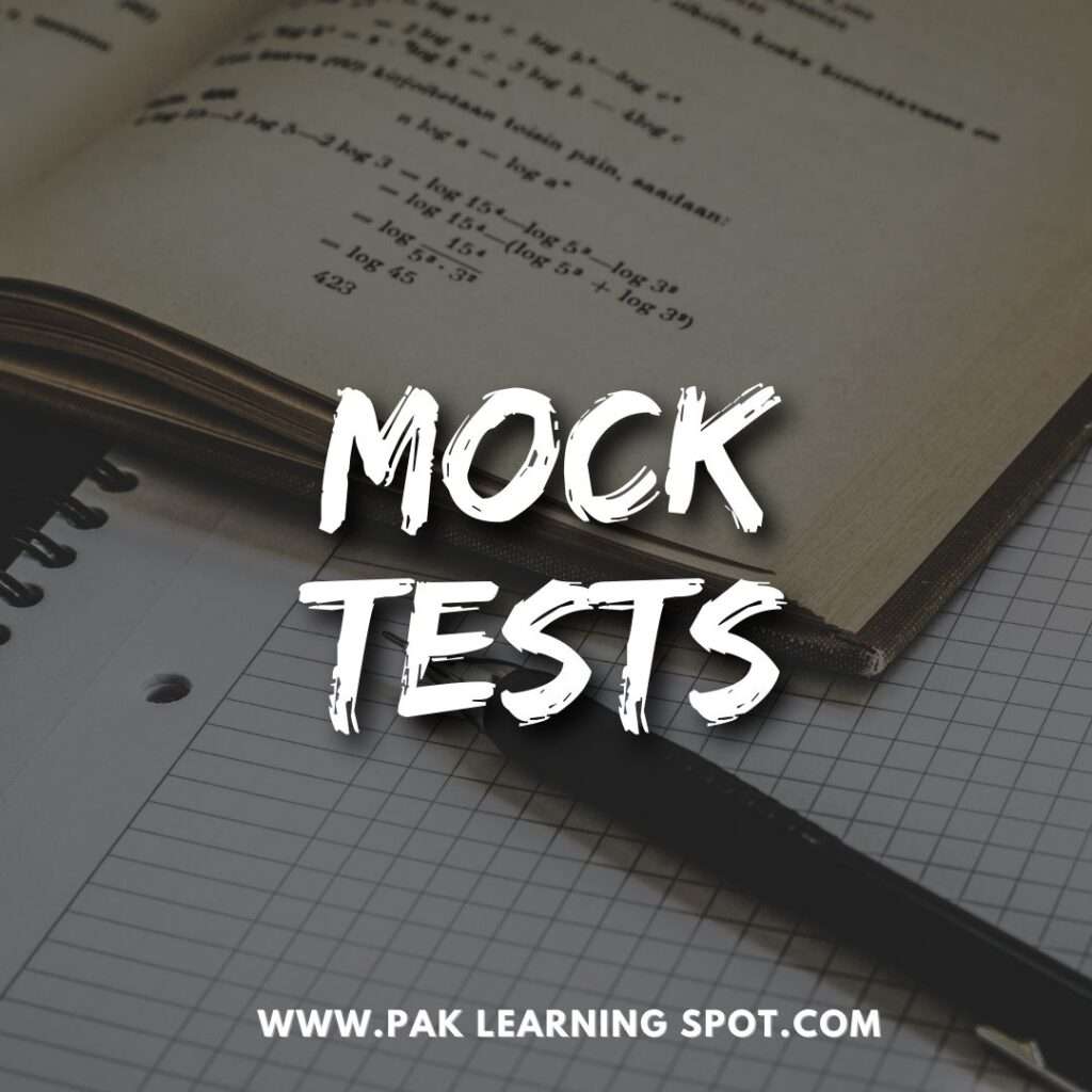 NUMS Mock Test - PakLearningSpot LMS
