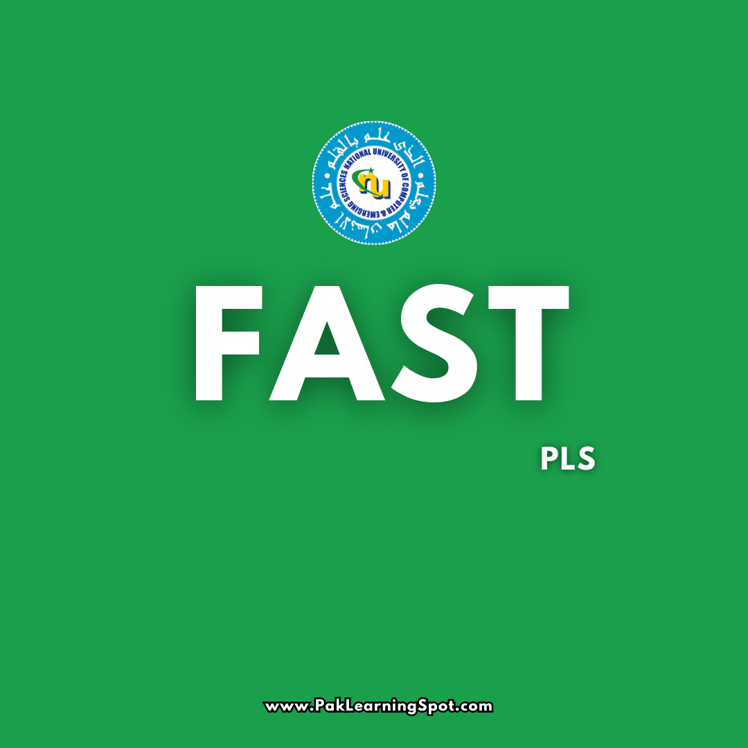 FAST Entry Test 2024 - PLS Prep by PakLearningSpot PLS preparations