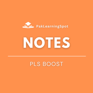 NUST Notes - PLS Academy - LearnoSpot PLS Entry Test